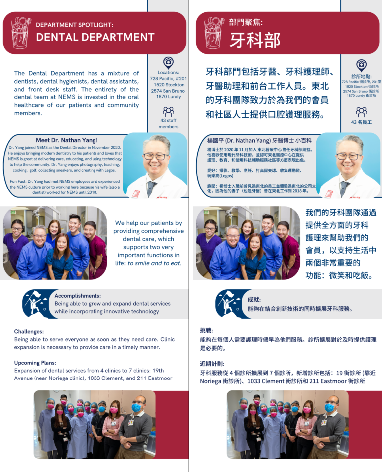 NEMS Department Spotlight: Dental - NEMS : NEMS