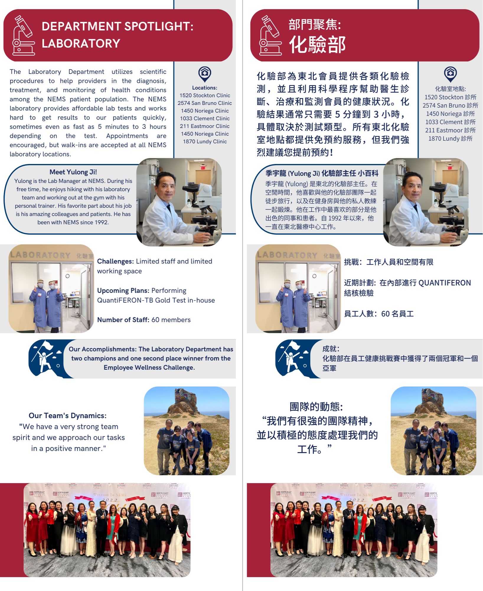 NEMS Department Spotlight: Laboratory - NEMS : NEMS